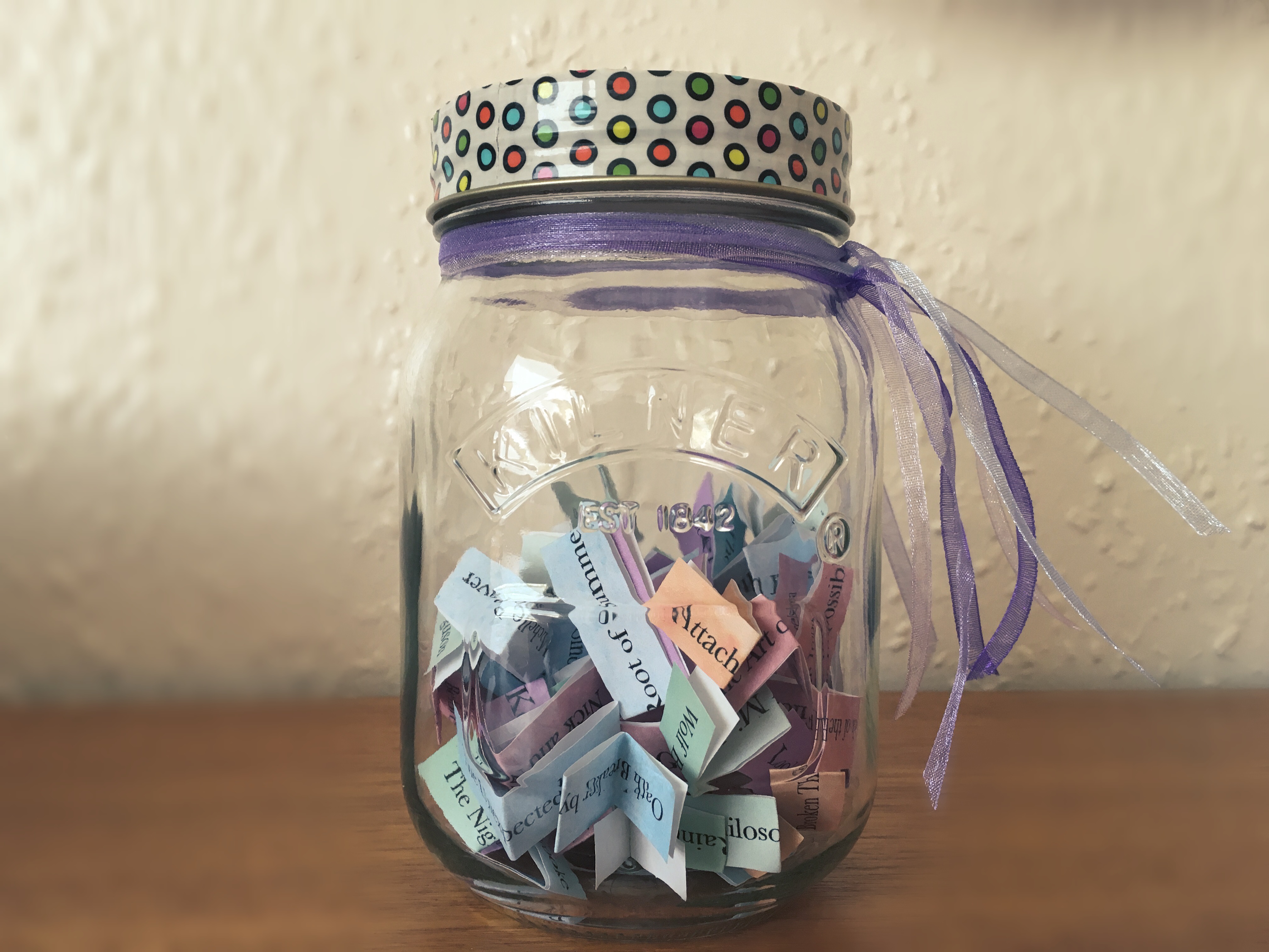 DIY: TBR Jar – Loisreadsbooks