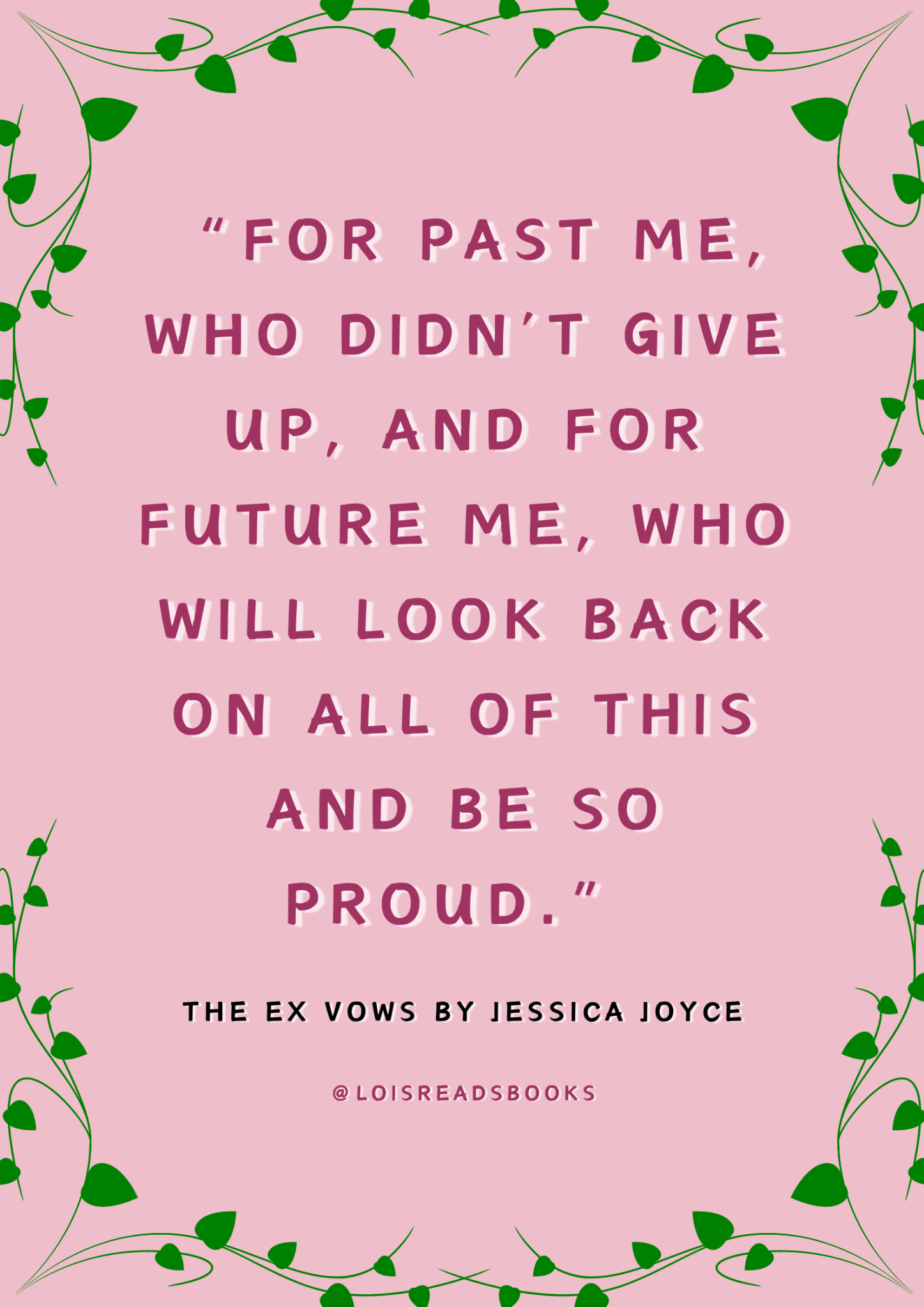 The Ex Vows by Jessica Joyce – Quote – Loisreadsbooks